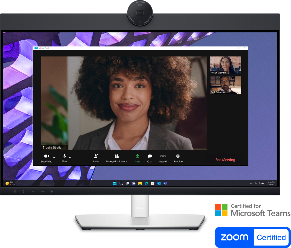 Dell 24 Video Conferencing Monitor - P2424HEB