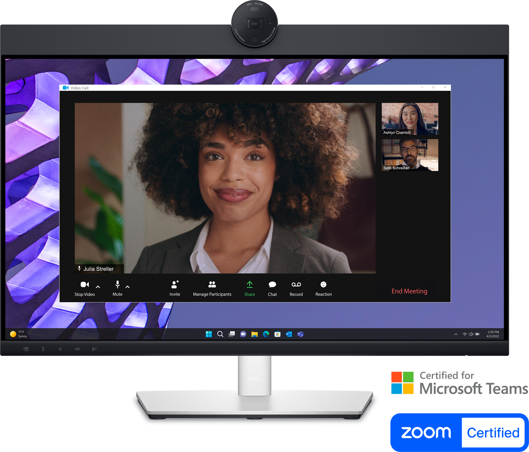 Dell 24 Video Conferencing Monitor - P2424HEB